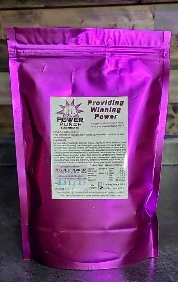 Purple Power Punch Electrolyte – Purple Power Animal Nutrition